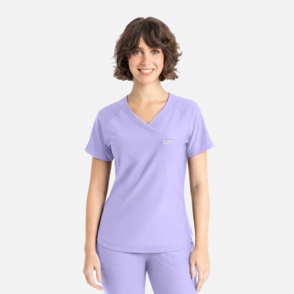 Maevn Embrace 2502 "Luna" Women's Y-neck Top - ScrubJoy