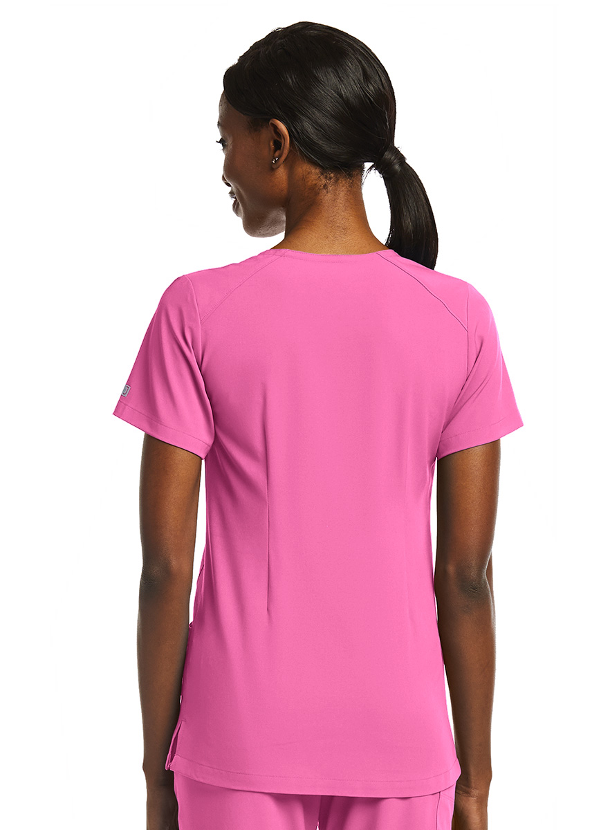 Women's Fitted Two Pocket Scrub Top - ScrubJoy