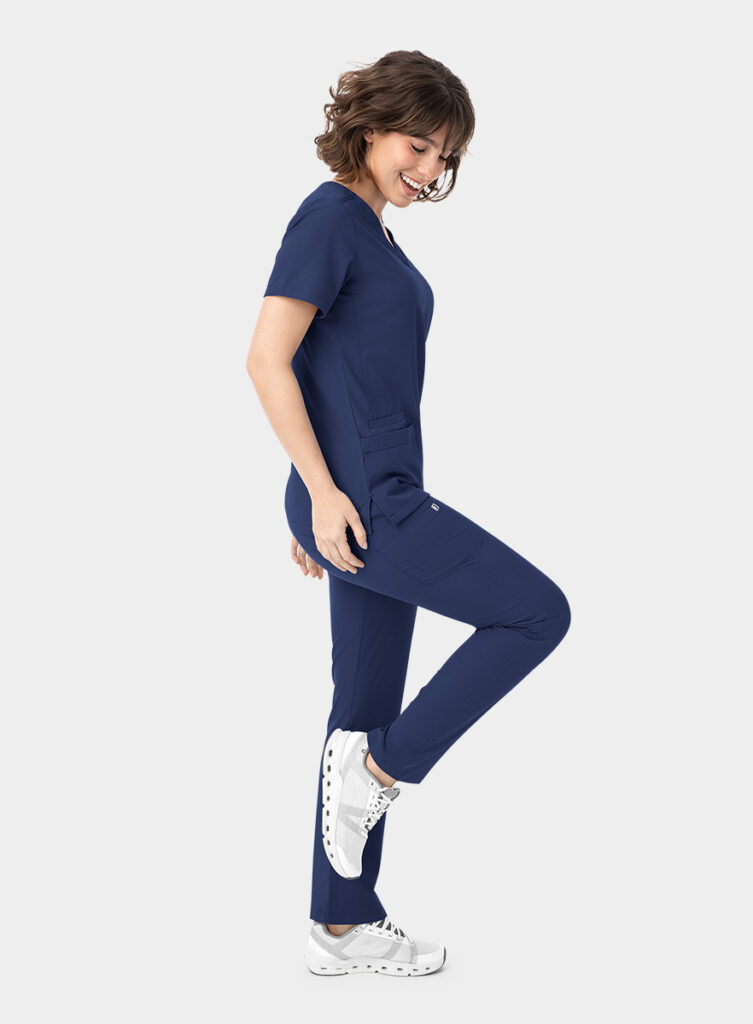 Women's Fitted Tapered Leg Scrub Pant - ScrubJoy