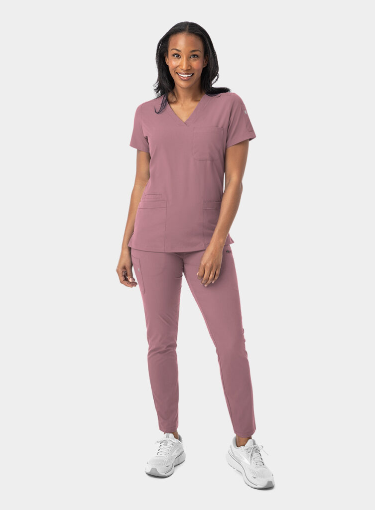 Women's Fitted Skinny Leg Scrub Pant - ScrubJoy